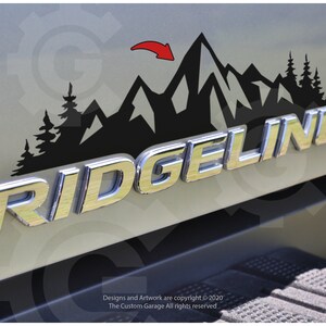 Mountain Decal for 2015-2023 Ridgeline Tailgate - Etsy