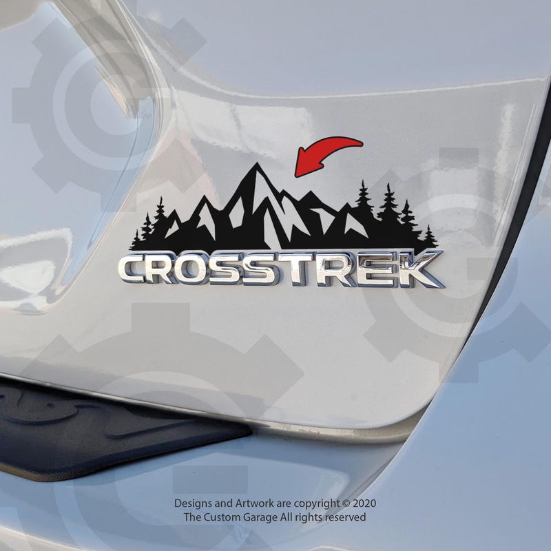 Crosstrek Mountain Emblem - Etsy