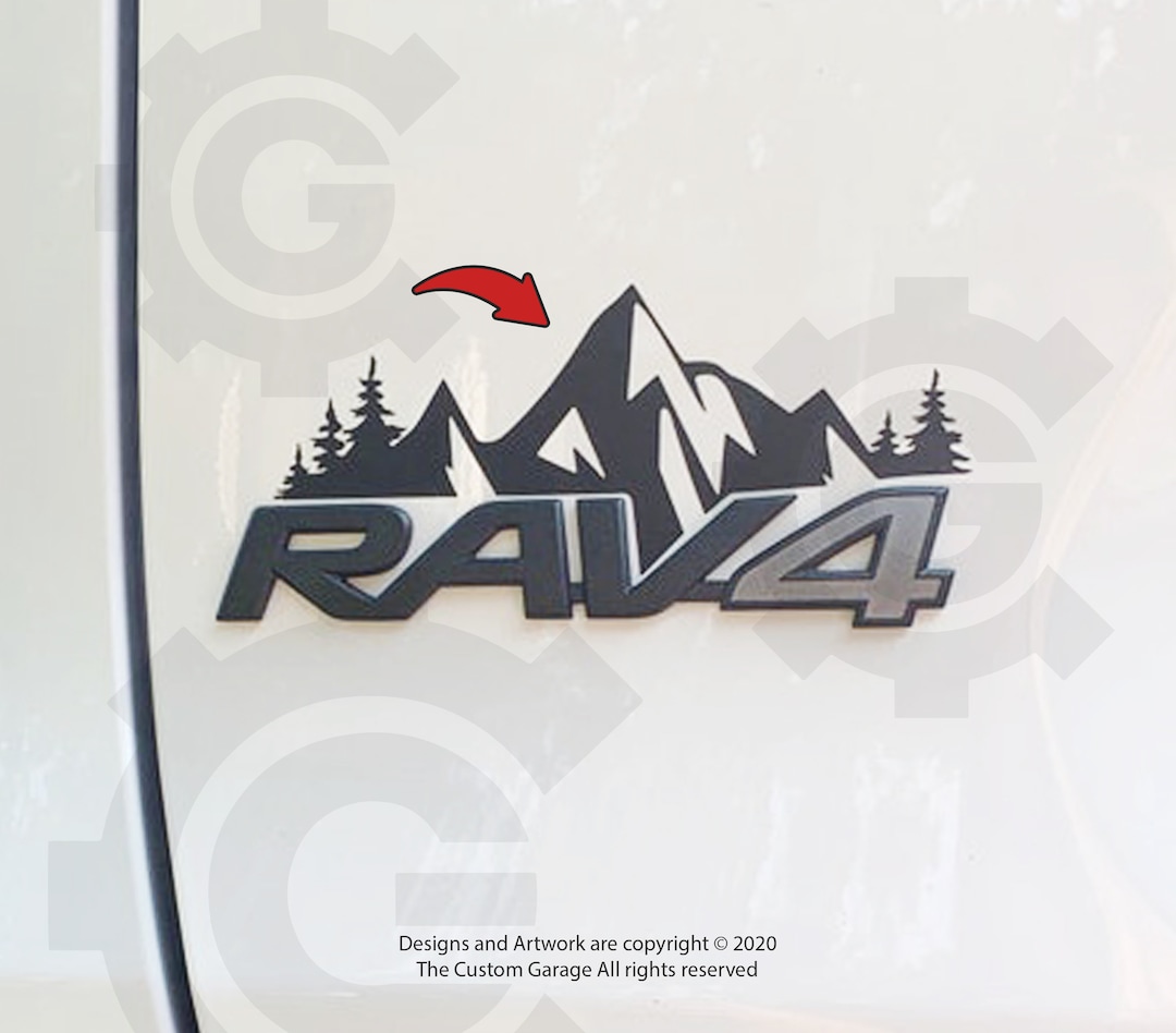 Mountain Vinyl Decals for 2019-2025 RAV4 Badge - Etsy