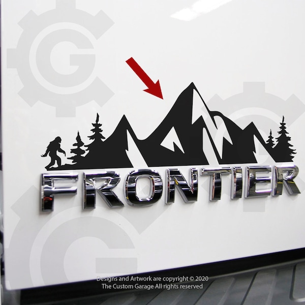 Subaru Mountain Decal - Etsy