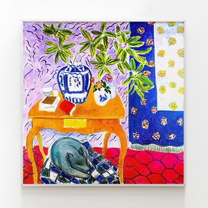 Henri Matisse | Interior With a Dog - Etsy