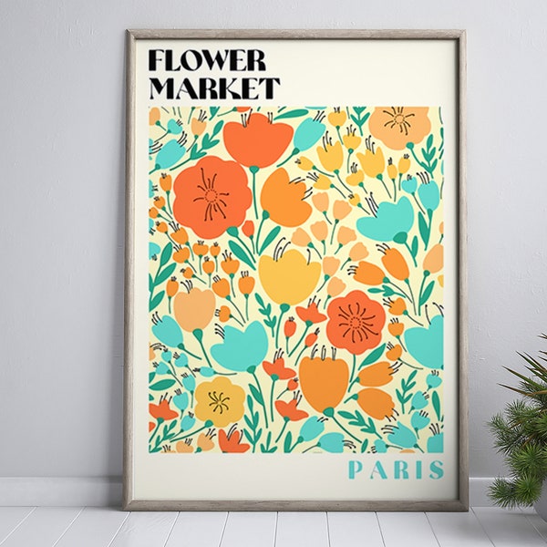 Paris Flower Market - Etsy