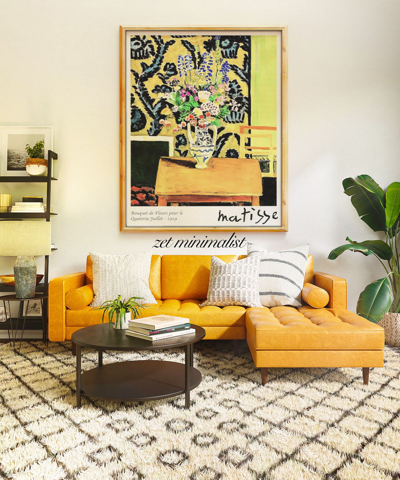 Henri Matisse Flowers in Vase Botanical Painting Print - Etsy