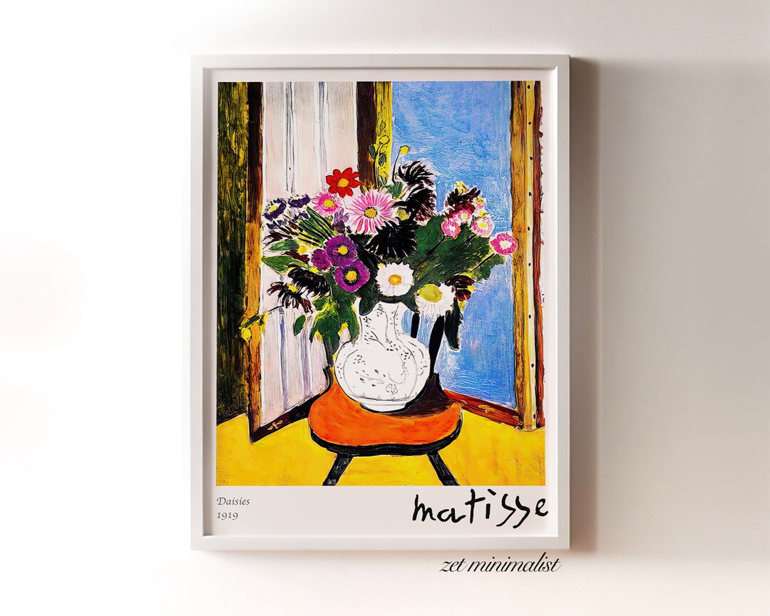 Henri Matisse Print Vase With Flowers Art, Matisse Poster, Henri ...