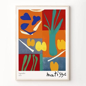 Matisse Poster Vegetables 1952 Matisse Wall Art Matisse Art | Etsy