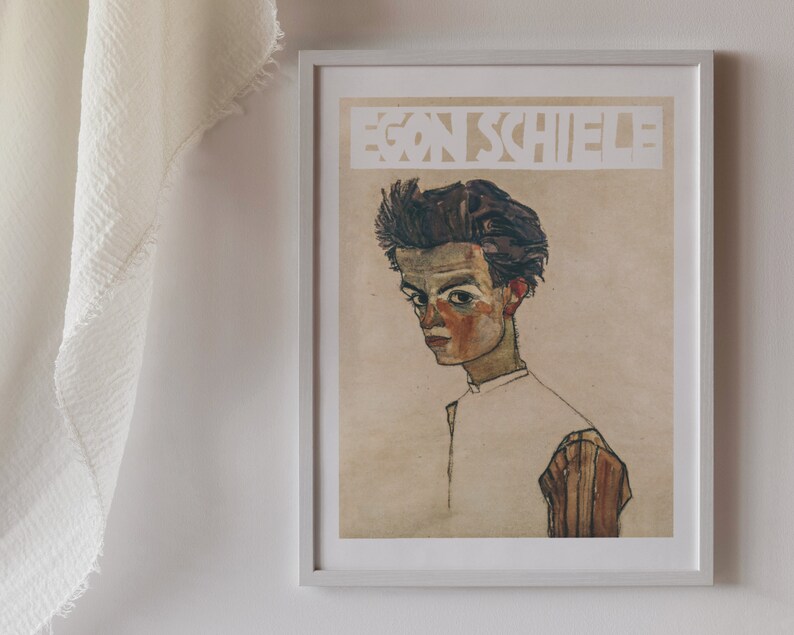 Egon Schiele Exhibition Poster Gallery Wall Print Bodies - Etsy