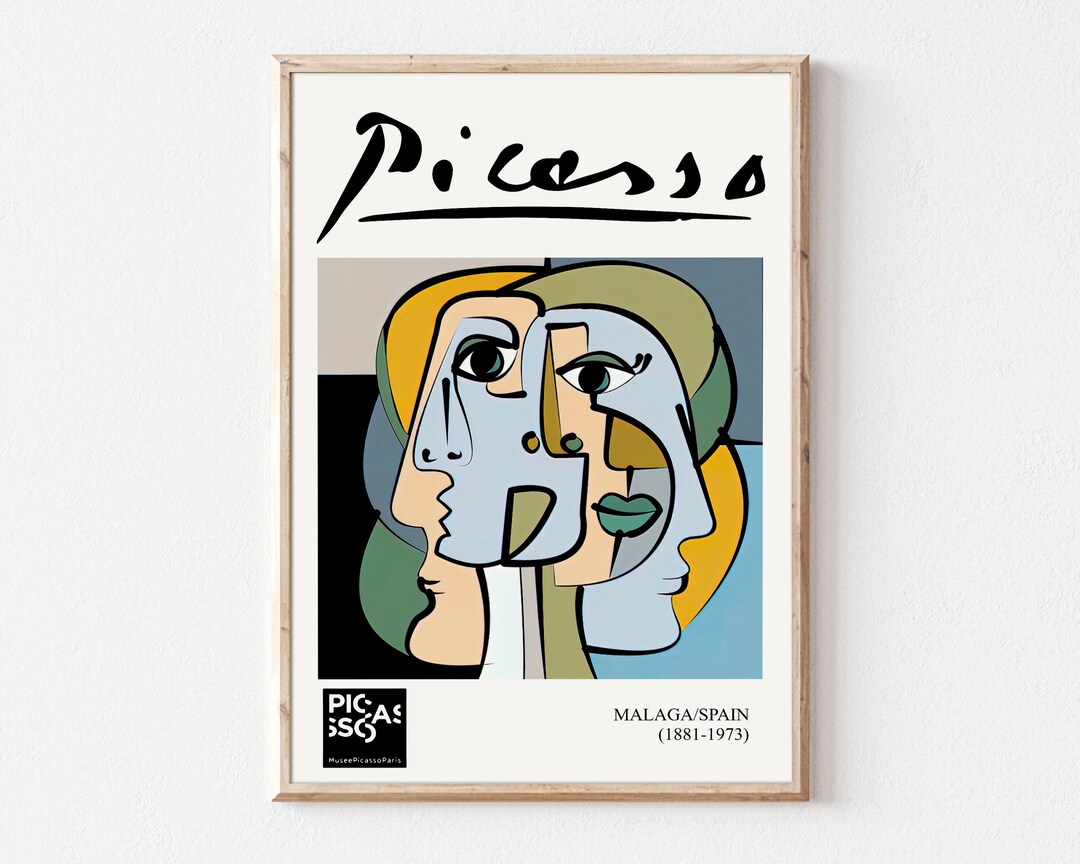 Picasso Print, Large Art Print, Eclectic Wall Art, Maximalist Decor ...