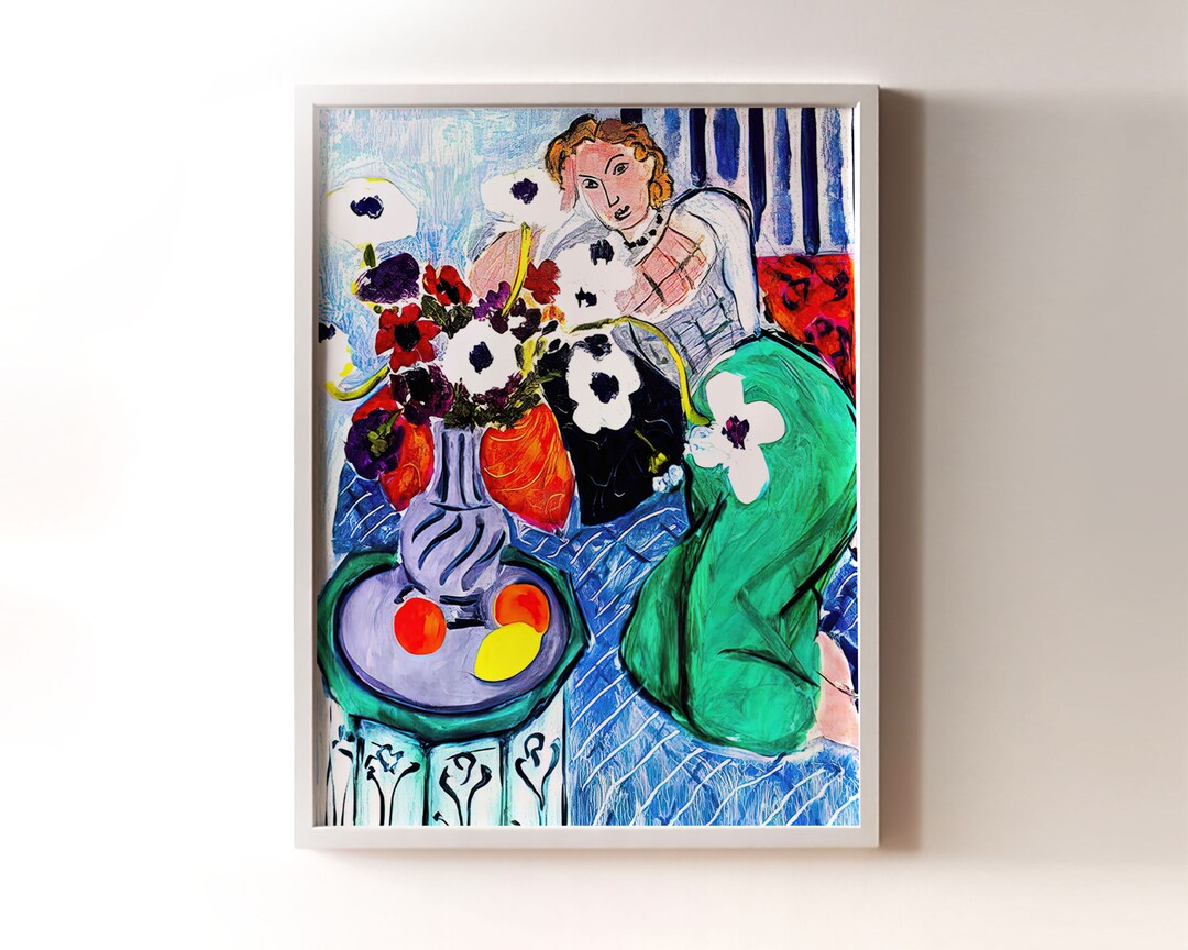 Henri Matisse Odalisque Blue Harmony - Etsy