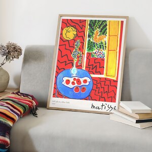 Henri Matisse, Still Life on a Blue Table 1947, Vintage,retro ...
