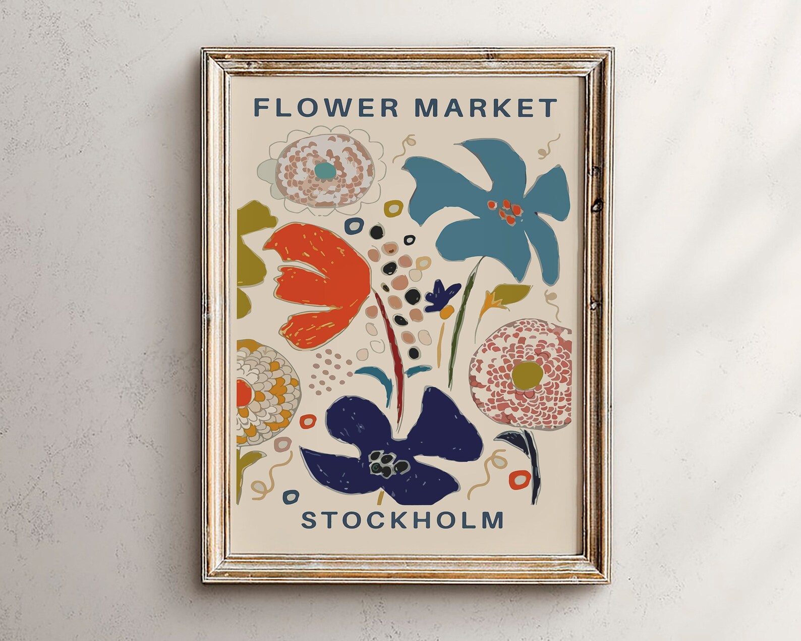 Print Flower Market Flower Market Flower Market Art Flower - Etsy