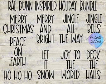 Rae Dunn Font SVG Rae Dunn Alphabet SVG Rae Dunn (Instant Download) - Etsy