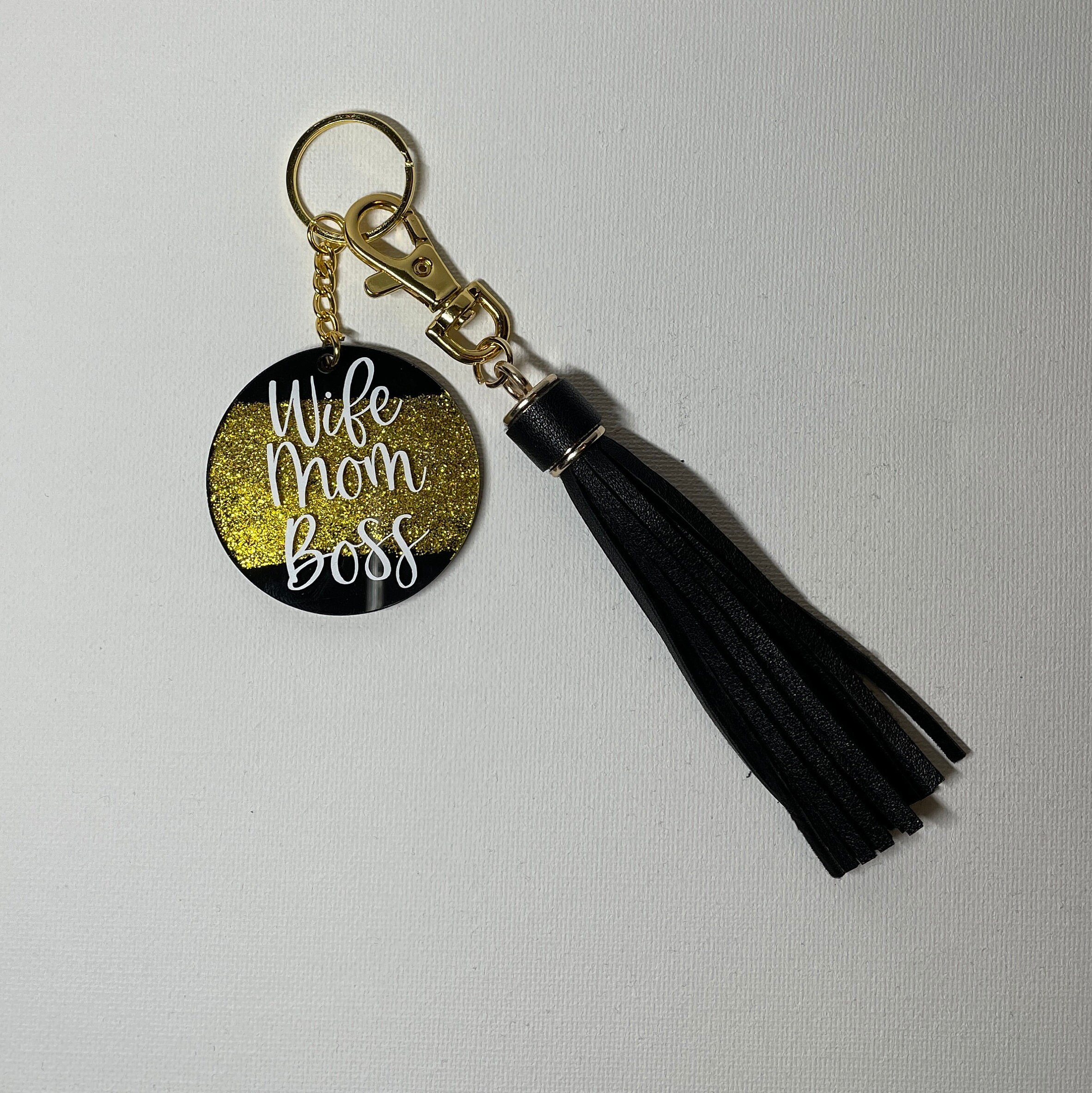 Buy Wife Mom Boss Keychain / Mom Life Keychain / Gift for Mom / Gift ...