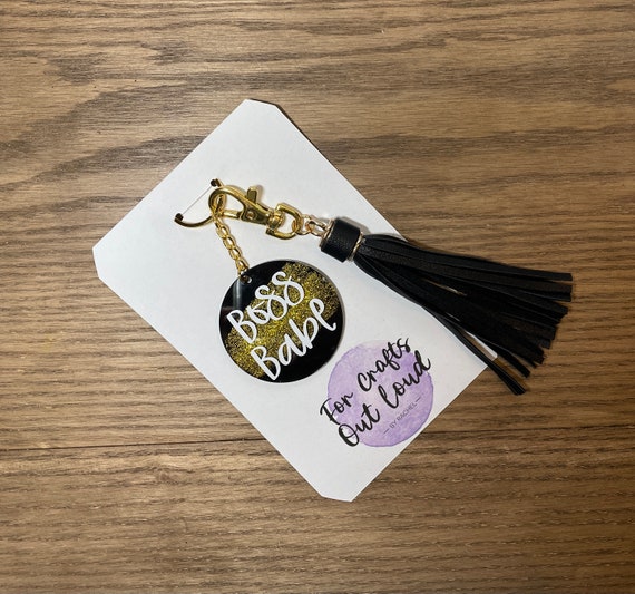 Boss Babe Keychain / Hustle Grit Grace Keychain / Small - Etsy