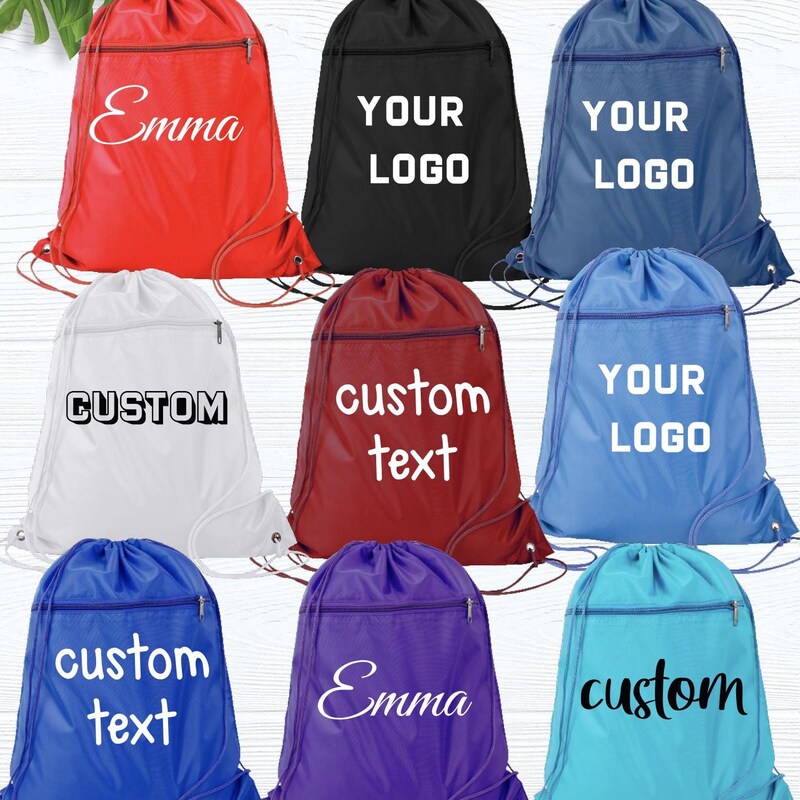Team Drawstring Backpack - Etsy