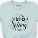 Hello Spring Shirt, Spring Shirts for Women, Easter Shirts, Floral ...