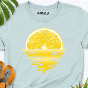 Lemon Shirt, Summer Vacation Shirt, Fruit Shirt, Lemon Gift, Summer ...