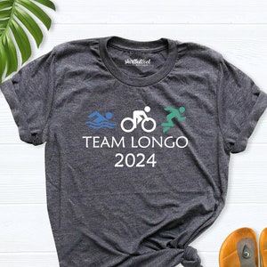 Triathlon Shirt, Custom Triathlon Team Shirt, Triathlon Support Crew ...