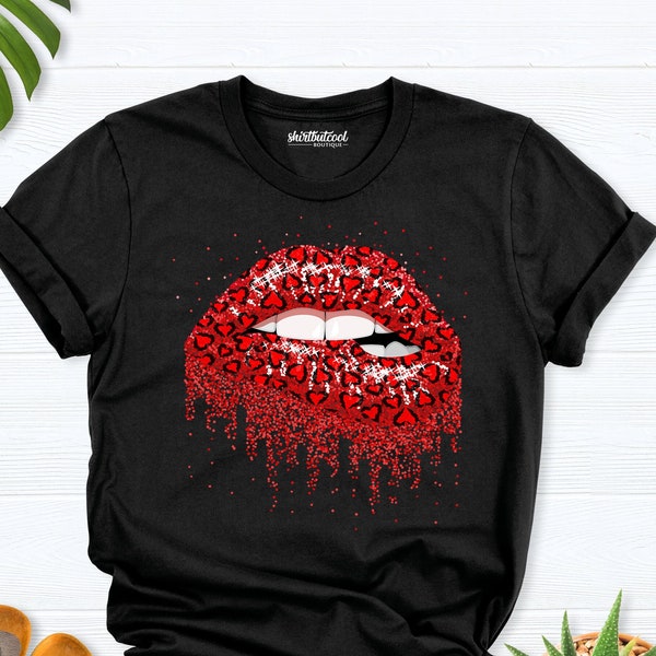 Red Lips Shirt - Etsy