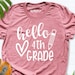 Hello Fourth Grade Shirt, 4th Grade Girl Shirt, 4th Grade Teacher Shirt ...