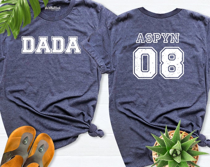 Custom Name Number Shirts, Family Matching Shirts, Any Name Any Number ...