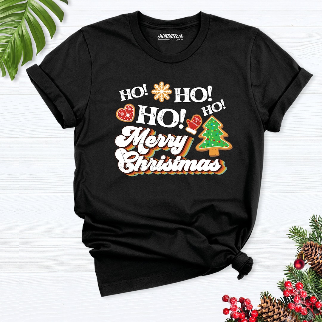 Retro Christmas Shirt, Holiday Tshirt, Christmas Shirts, Women ...
