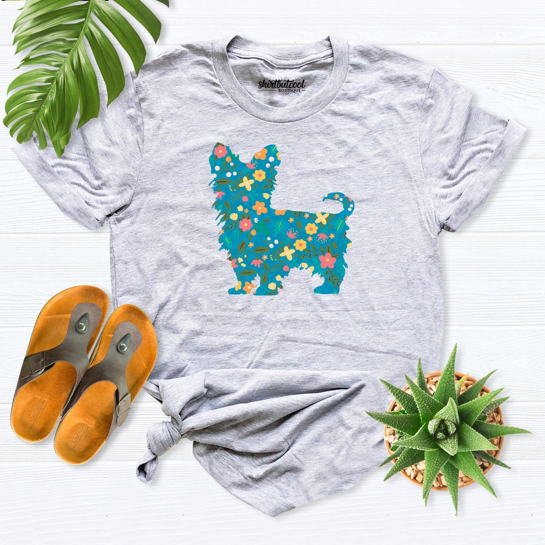 Yorkshire Terrier Shirt, Yorkie Dog Shirt Women, Yorkshire Terrier Dog ...