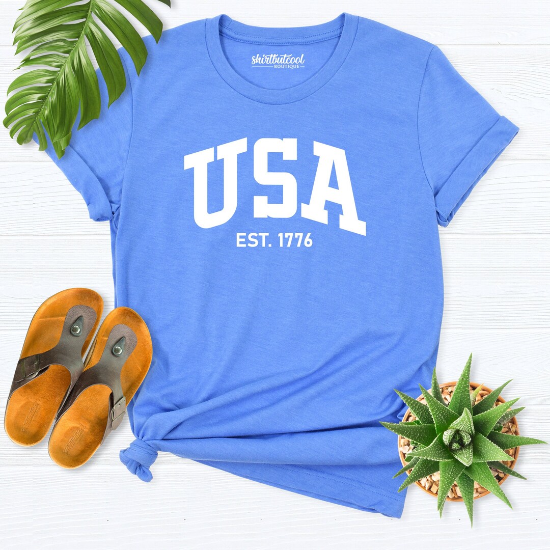 USA 1776 Shirt, American Shirt, USA T-shirt, Patriotic Shirt ...