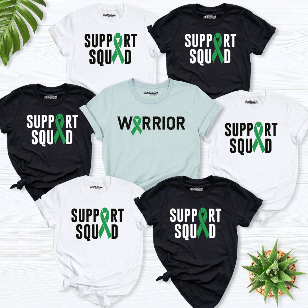 Green Ribbon Cancer Support Squad Shirts, Kidney Disease Awareness ...