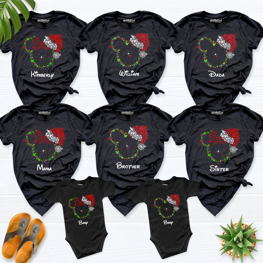 Disney Family Christmas Shirts, Family Christmas Party, Holiday T-shirt ...