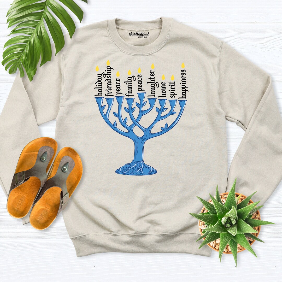 Hanukkah Women Sweatshirt,family Hanukkah Sweat, Jewish Hanukkah Hoodie ...