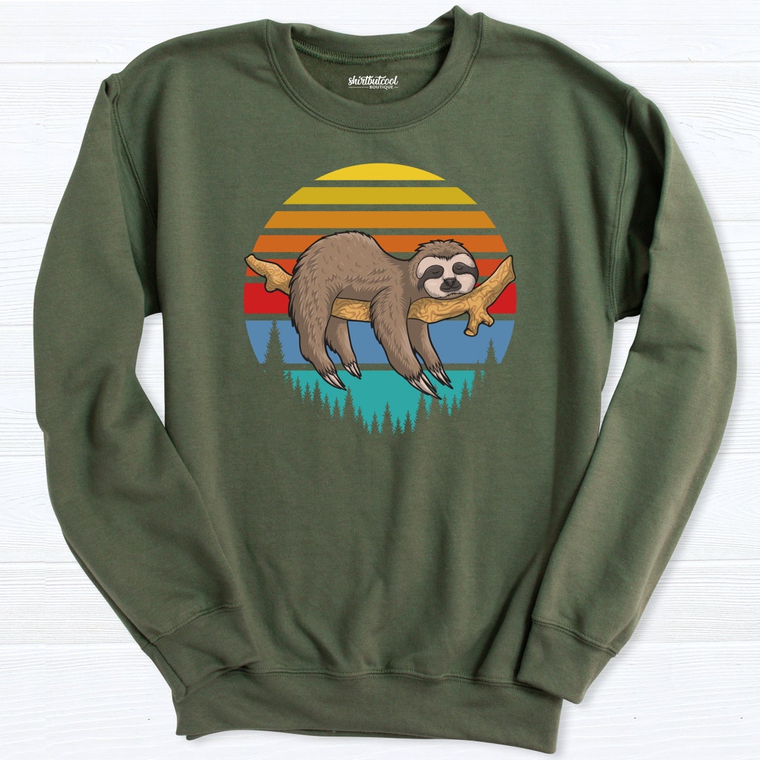 Sloth Sweatshirt, Sloth Lover Gift, Sloth Shirt, Sloth Hoodie, Sloth ...