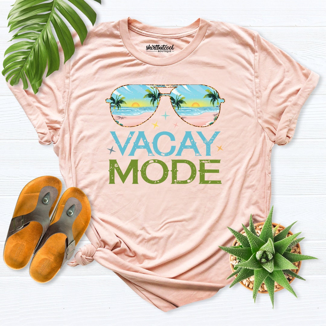 Vacay Mode Shirt, Summer Vacation Shirt, Family Matching Travel Shirt ...
