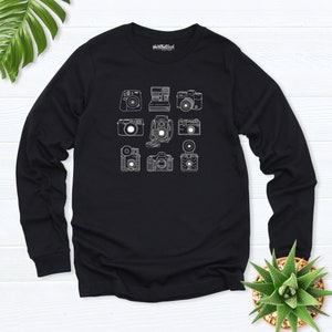 Camera Sweatshirt, Photography Shirt, Photographer Sweatshirt ...