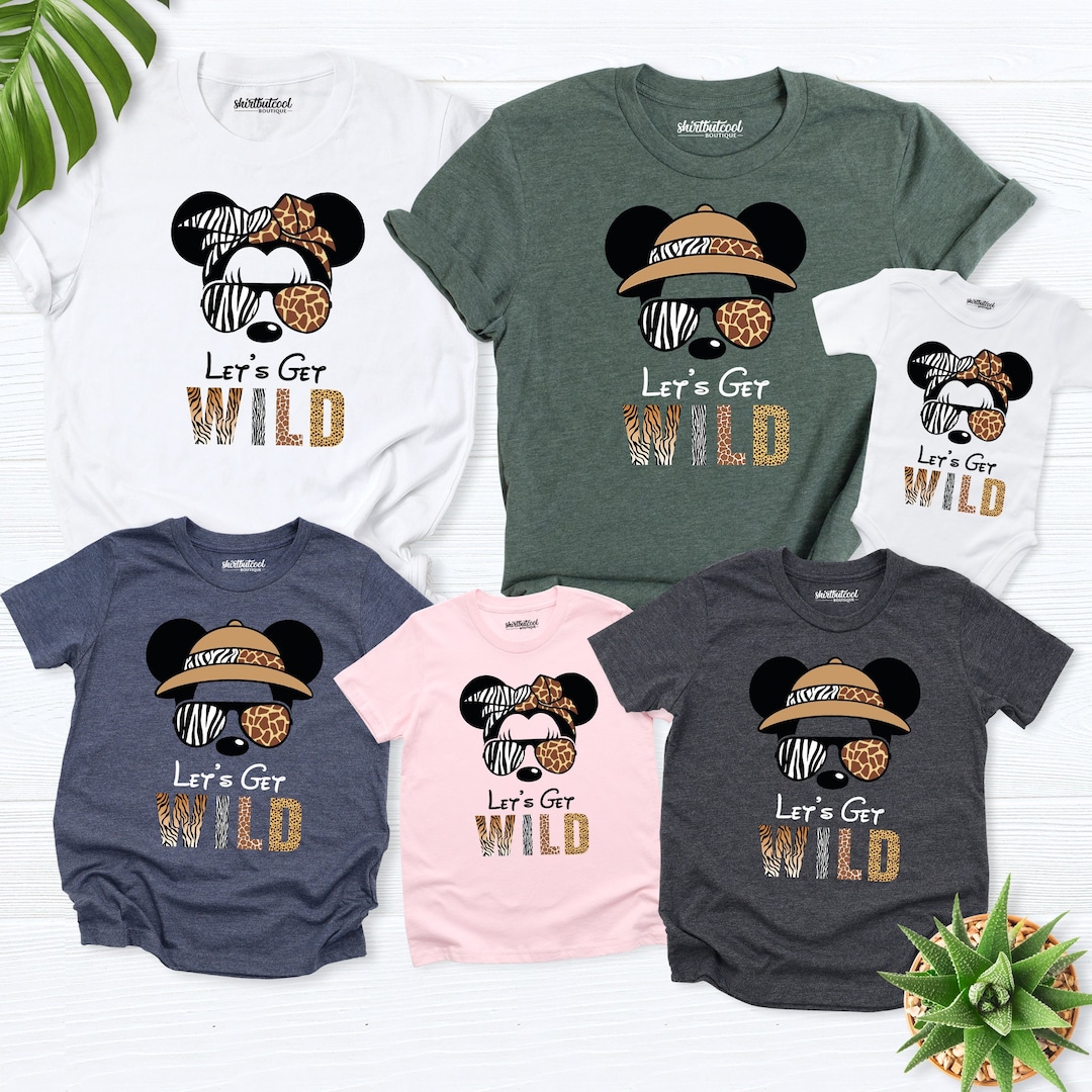 Disney Safari Shirt, Disney Animal Kingdom Shirt, Disney Lets Get Wild ...