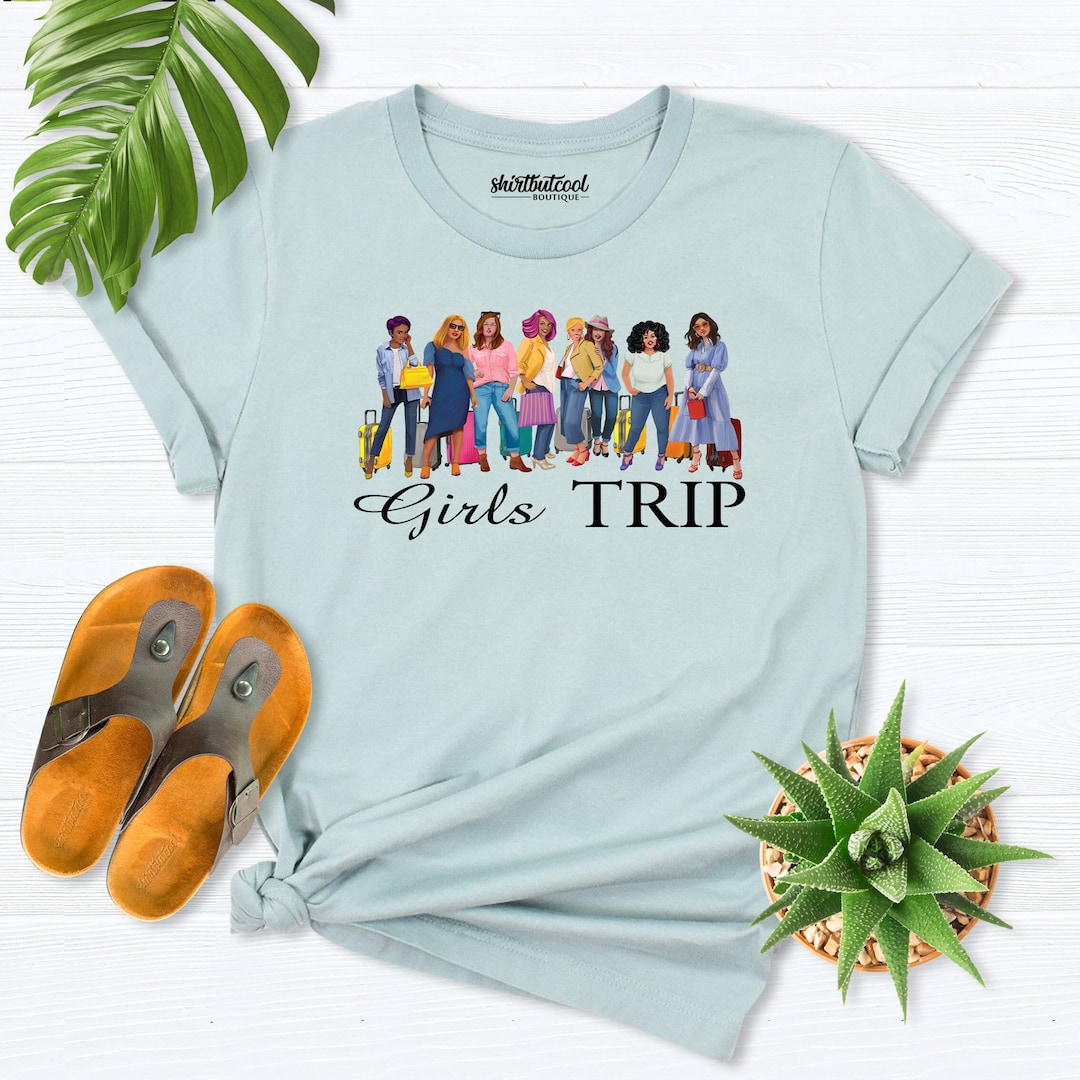 Girls Trip Shirt, Girls Group Vacation Shirt, Girl Trip Shirt Airport ...