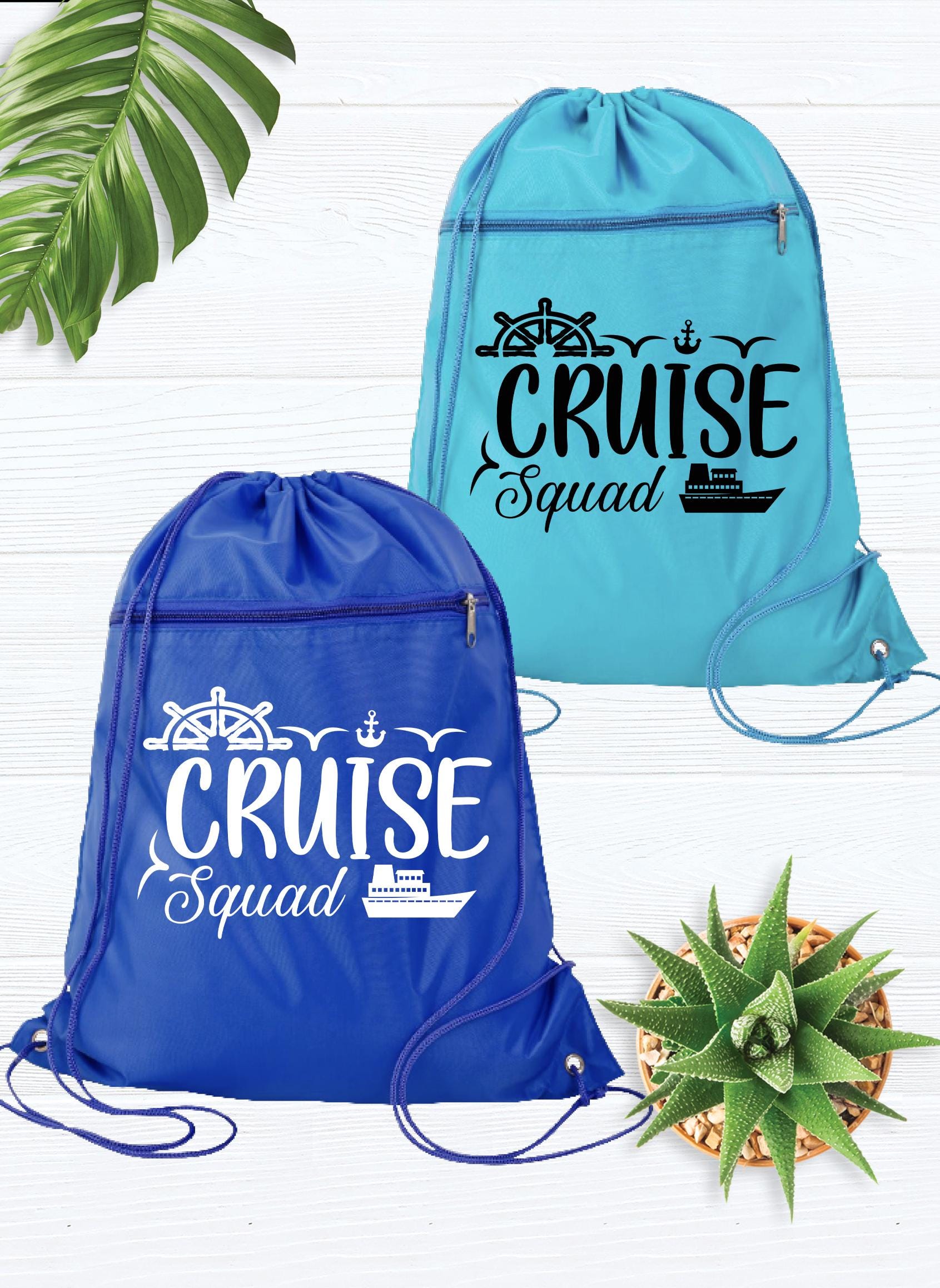 Cruise Drawstring Bag Cruise Trip Bags Cruise Squad Backpack Family ...