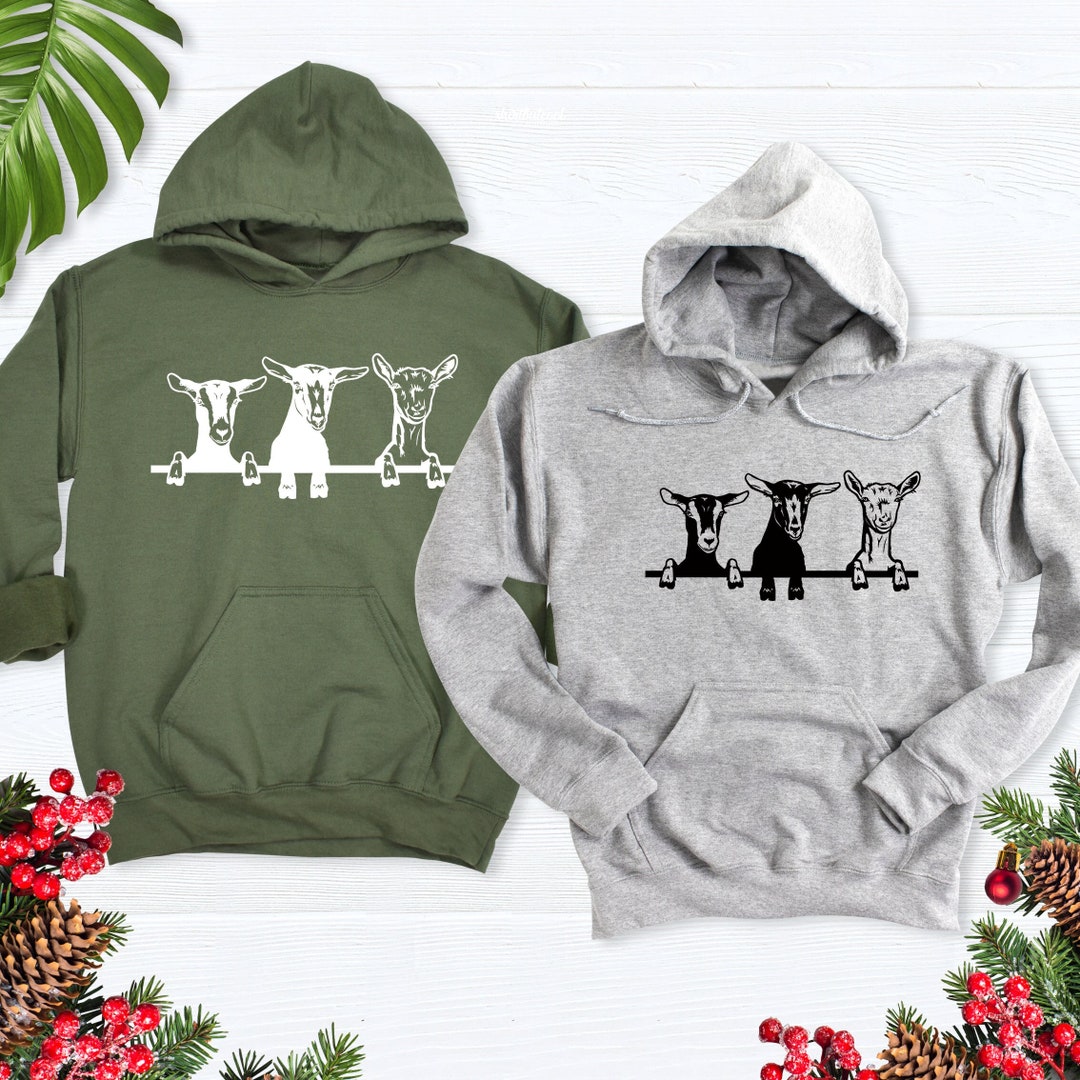 Goats Hoodie, Goat Lover Gift, Goat Sweatshirt, Goats Shirt, Goats ...