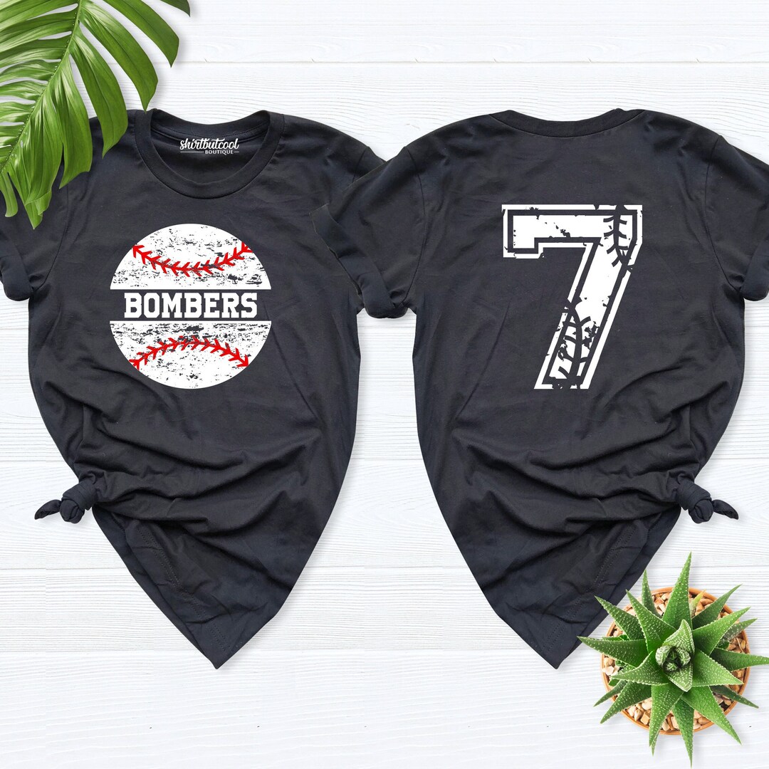 Baseball T-shirt, Custom Baseball Team Name and Numbers Shirts ...