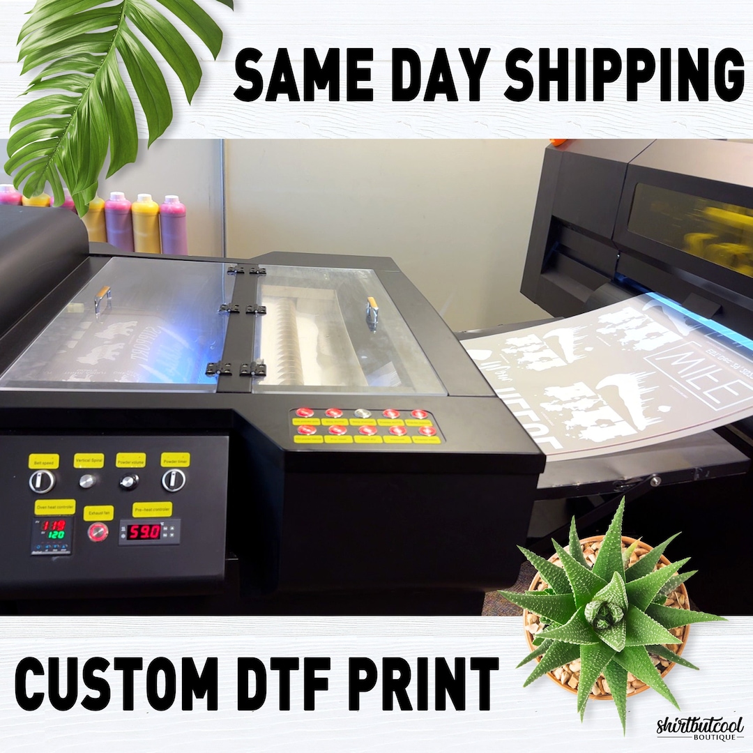 DTF Transfers, Full Color Custom DTF Print, High Quality, Direct to Film, Heat Transfer ...