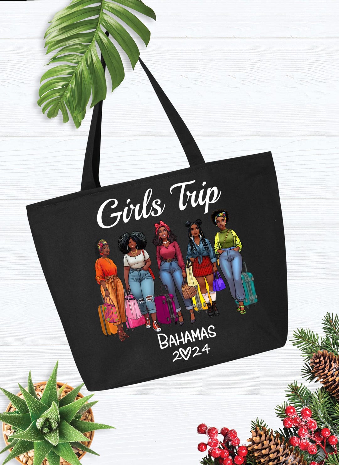 Girls Trip Tote Bag Girls Trip Gift Custom Girls Trip Tote Girls ...