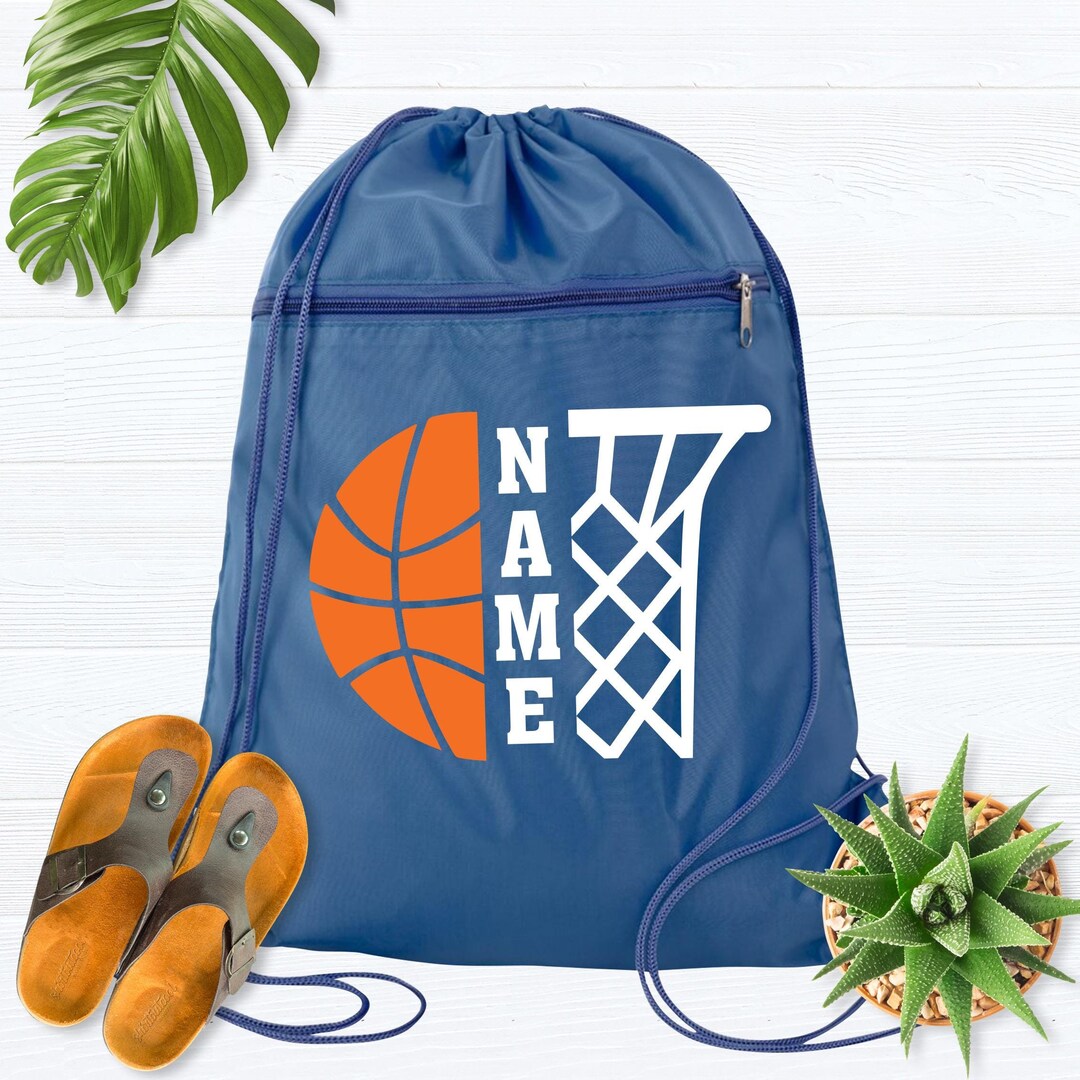 Custom Basketball Theme Sport Drawstring Bags, Custom Basketball Gym ...