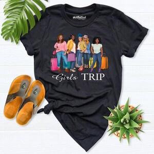 Girls Trip Airport Shirt, Girl Vacation Shirt, Girl Trip Tshirt, Girls ...