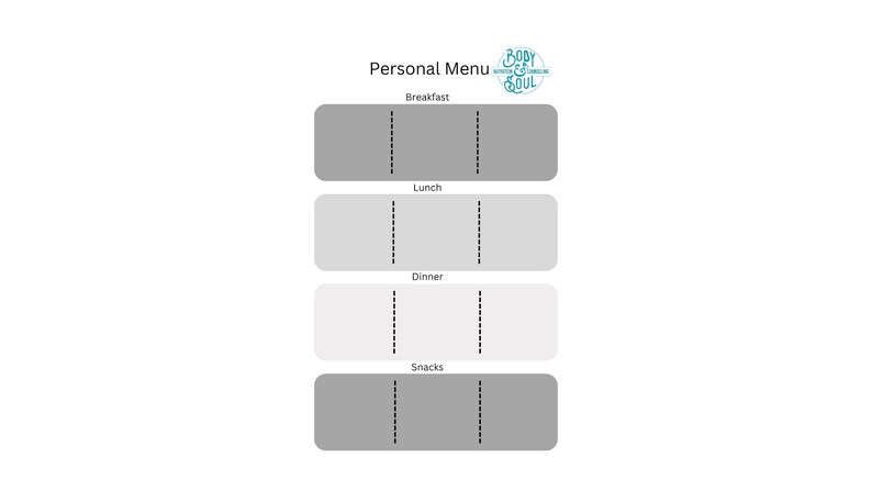 Personal Menu - Etsy