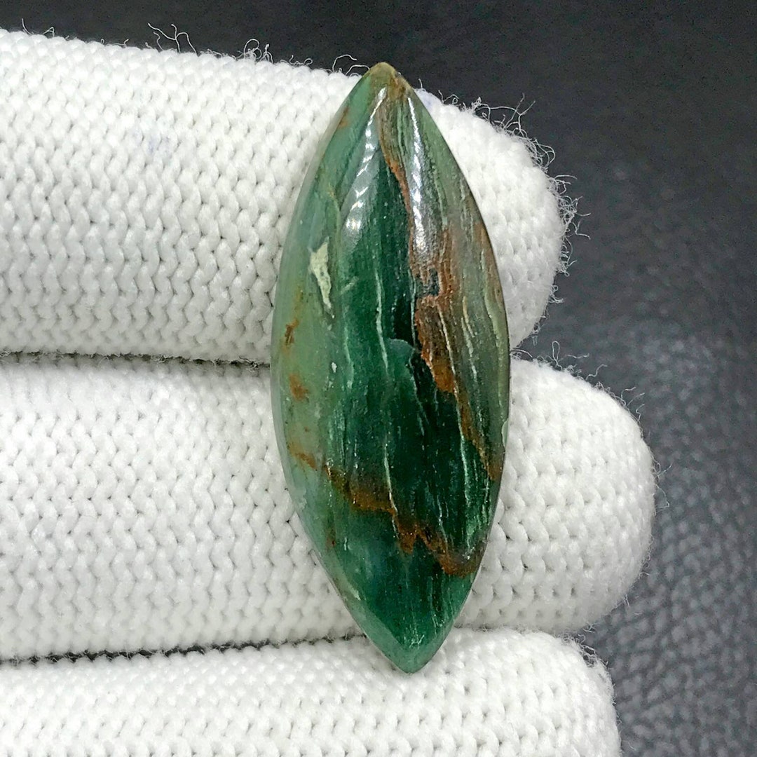 Gary Green Jasper Cabochon...larsonite Cabochon...marquise Cabochon ...
