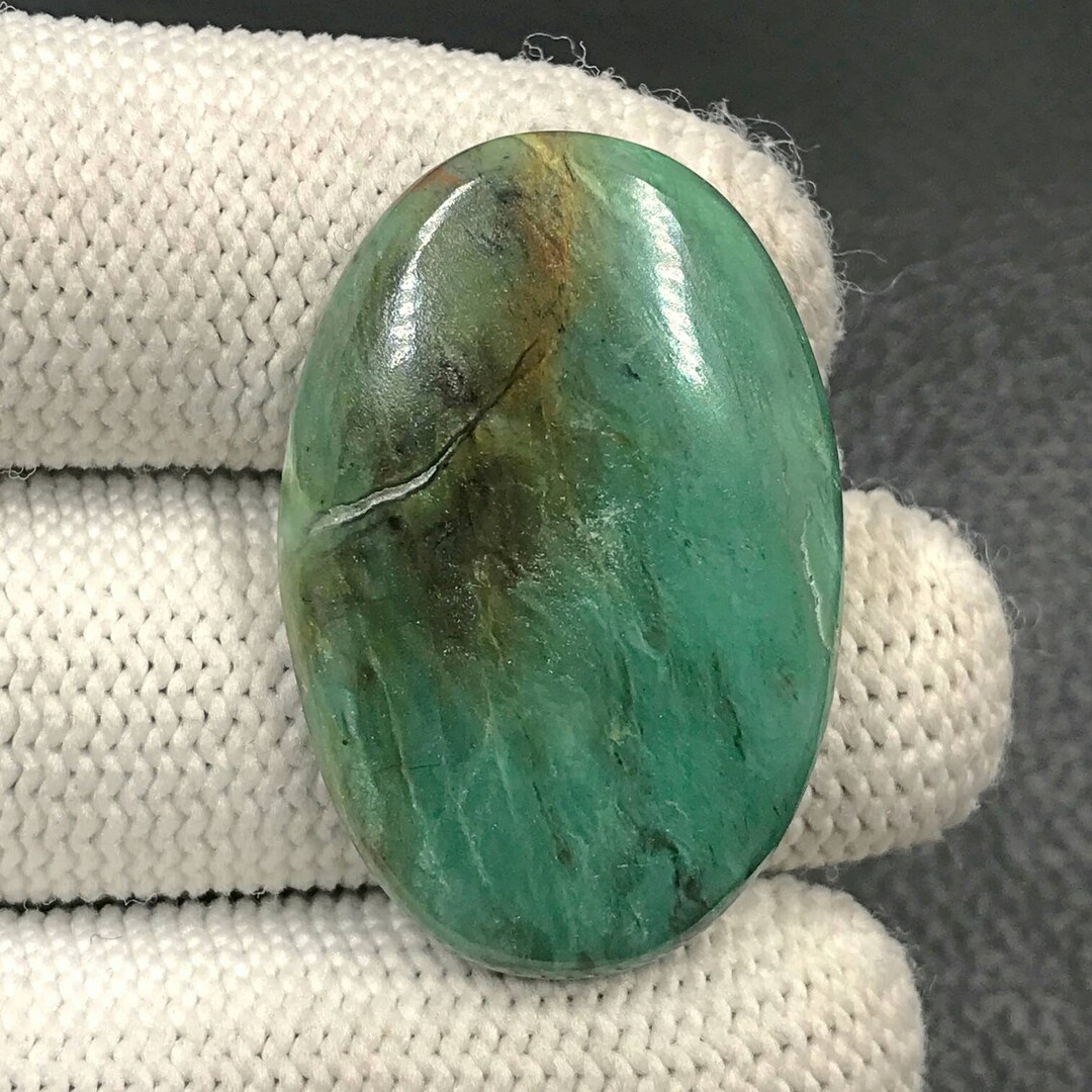 Gary Green Jasper Cabochon...larsonite Cabochon...oval Cabochon ...