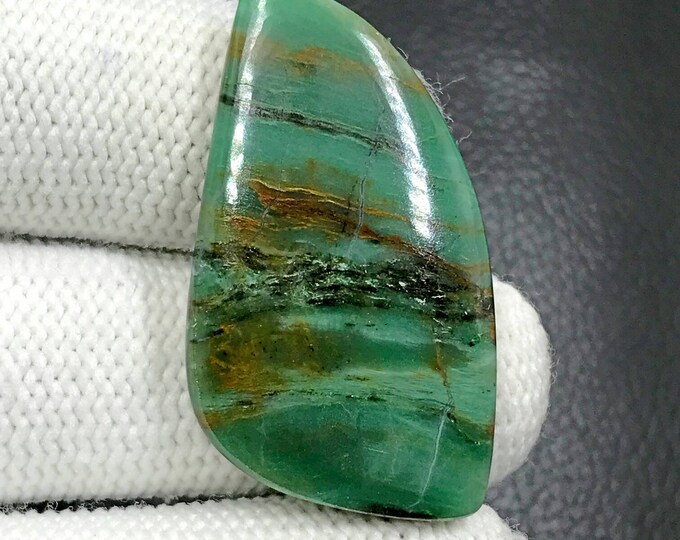 Gary Green Jasper Cabochon...larsonite Cabochon...freeform Cabochon ...