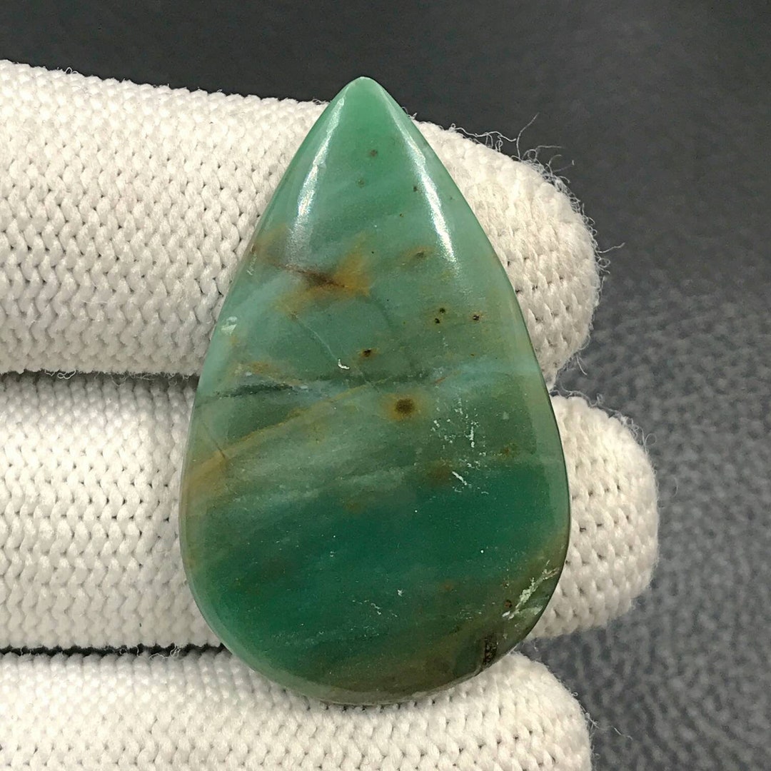 Gary Green Jasper Cabochon...larsonite Cabochon...pear Cabochon ...