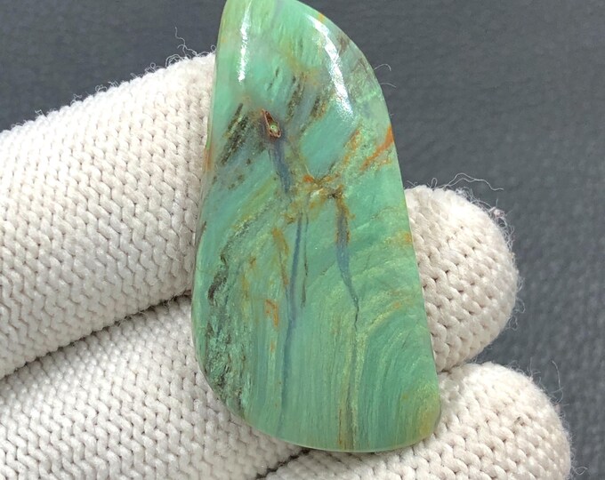 Gary Green Jasper Cabochon...larsonite Cabochon...freeform Cabochon ...