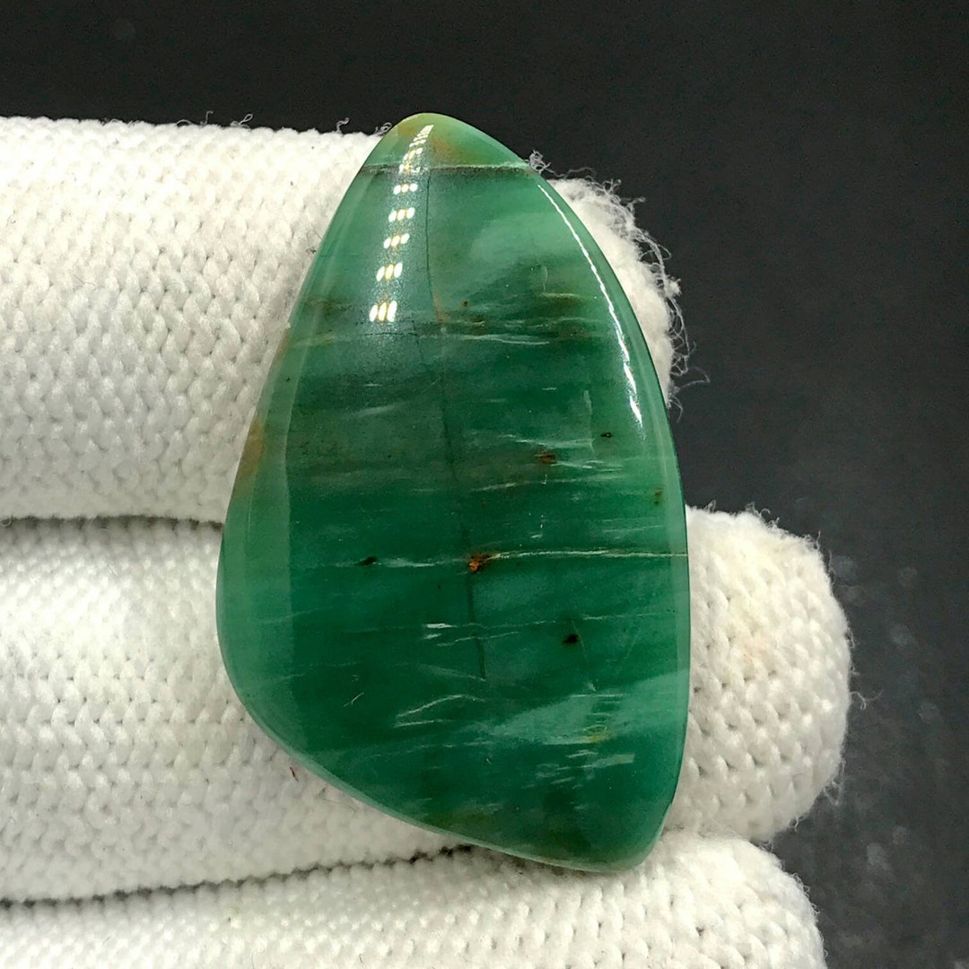 Gary Green Jasper Cabochon...larsonite Cabochon...freeform Cabochon ...