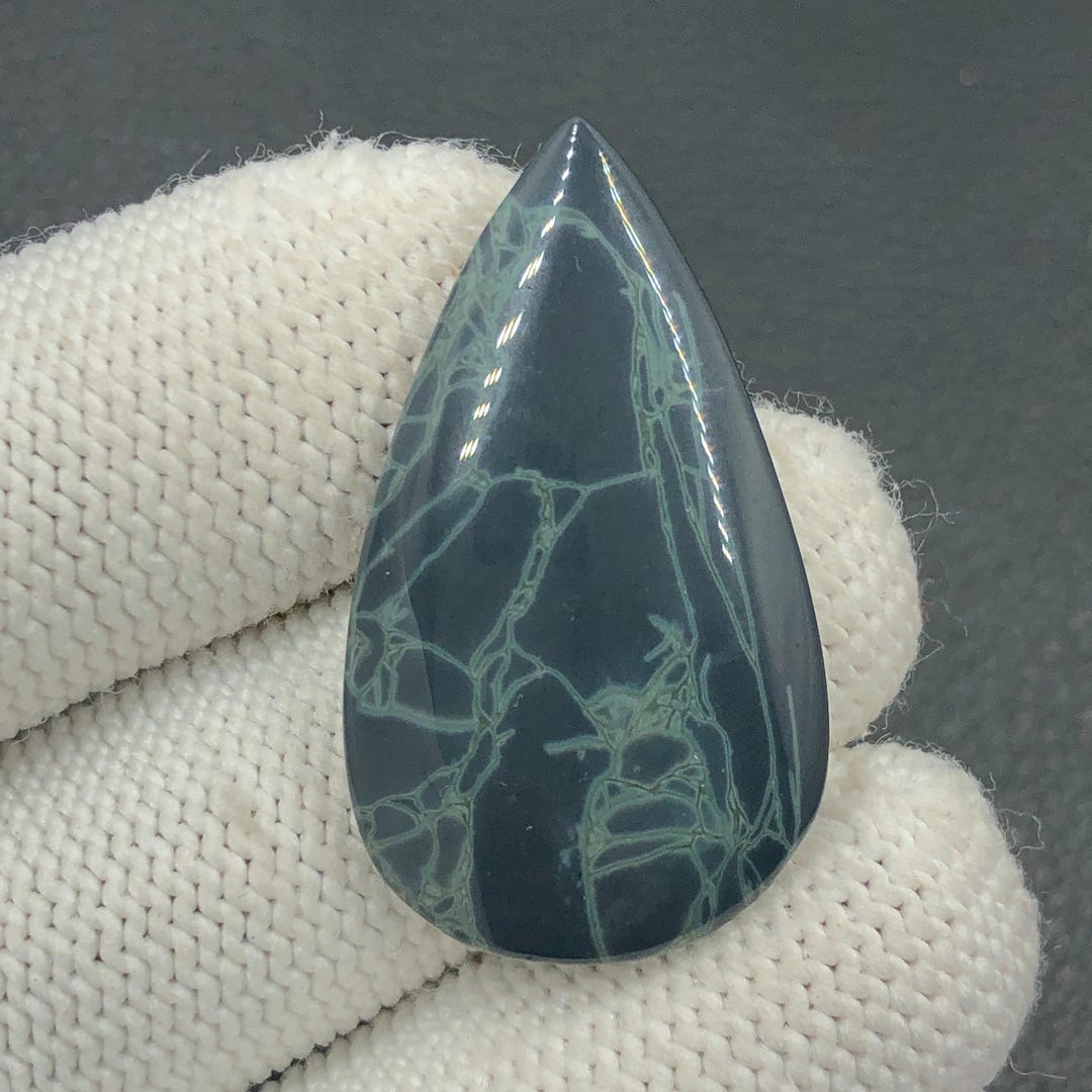 Spiderweb Obsidian Cabochon...spider Web Obsidian Cabochon...pear ...